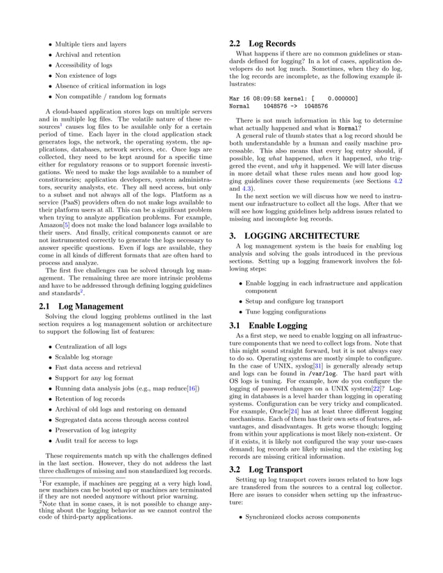 Application Logging for Forensics | PDF