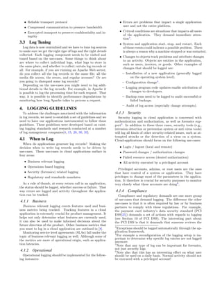 Application Logging for Forensics | PDF