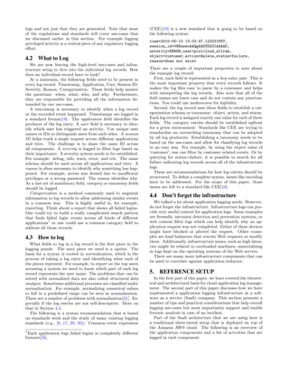 Application Logging for Forensics | PDF