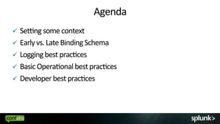 Splunk Application logging Best Practices | PDF | Databases | Computer Software and Applications