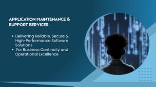 Application Maintenance & Support Services for Business Continuity | PDF