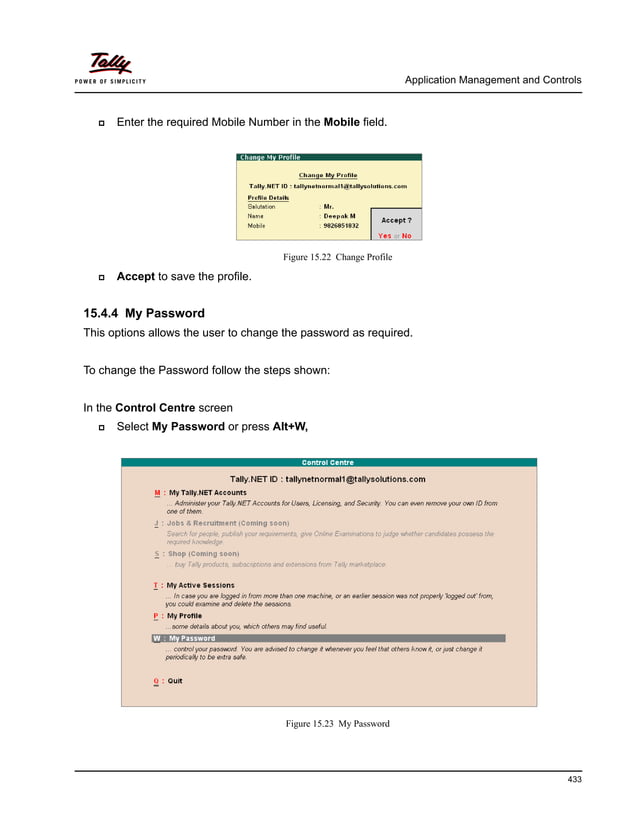 Application management and controls in tally | PDF | Operating Systems ...