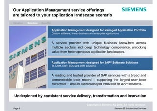 Application Management by Siemens | PDF