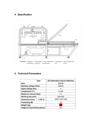 Application manual of 3 d sublimation vacuum machine | PDF
