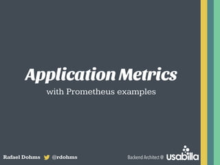 Application metrics - Confoo 2019 | PPT