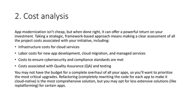 Application Modernization An Approach For Enterprise Wide Deployment Pptx Computer Software