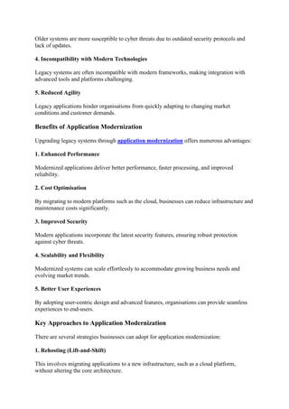 Empowering Digital Transformation: Application Modernization Services ...