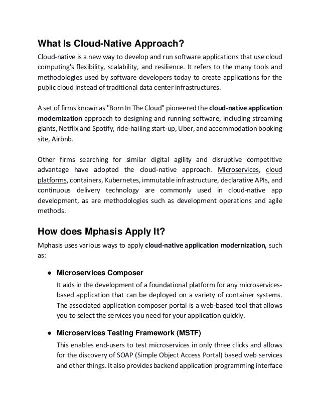 Application Modernization With Cloud Native Approach An In Depth Guidepdf