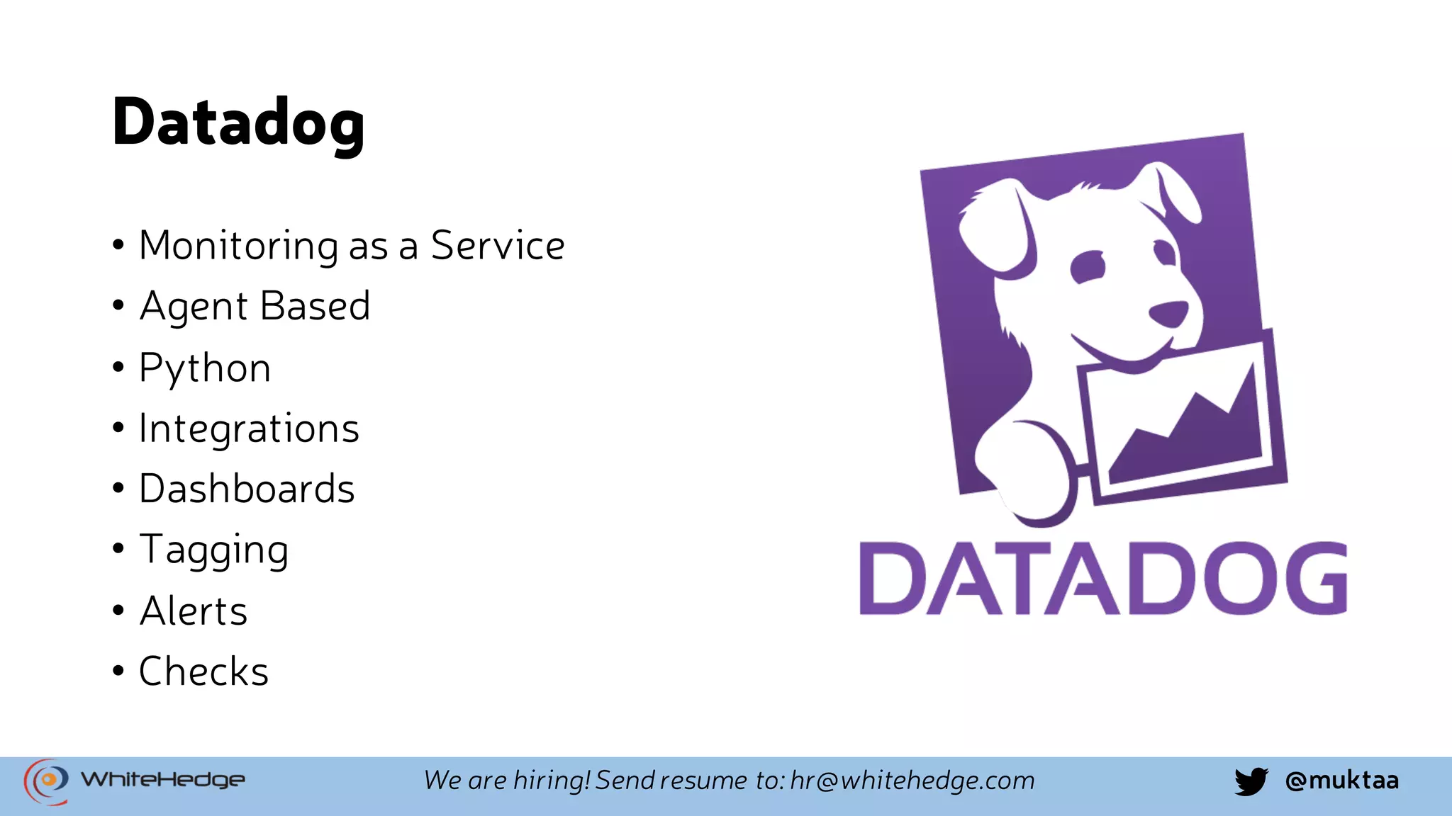 Application Monitoring using Datadog | PPT Application Monitoring using Datadog | PPT