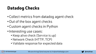 Application Monitoring using Datadog | PDF