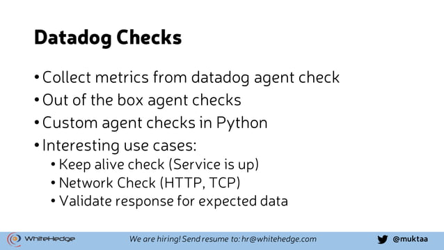 Application Monitoring using Datadog | PDF | Resume Writing and Advice | Job Search