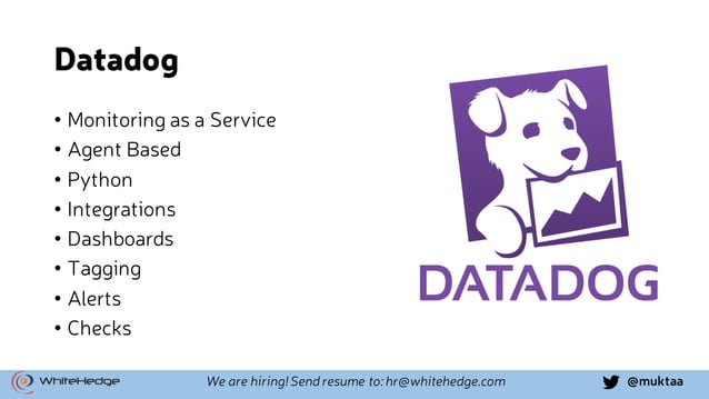 Application Monitoring using Datadog | PDF | Resume Writing and Advice | Job Search