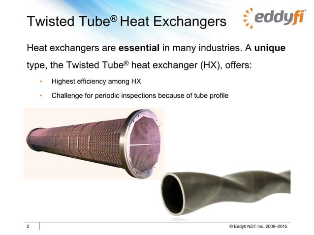 Twisted Tube ® Heat Exchanger Inspection with Eddy Currents | PDF | Science