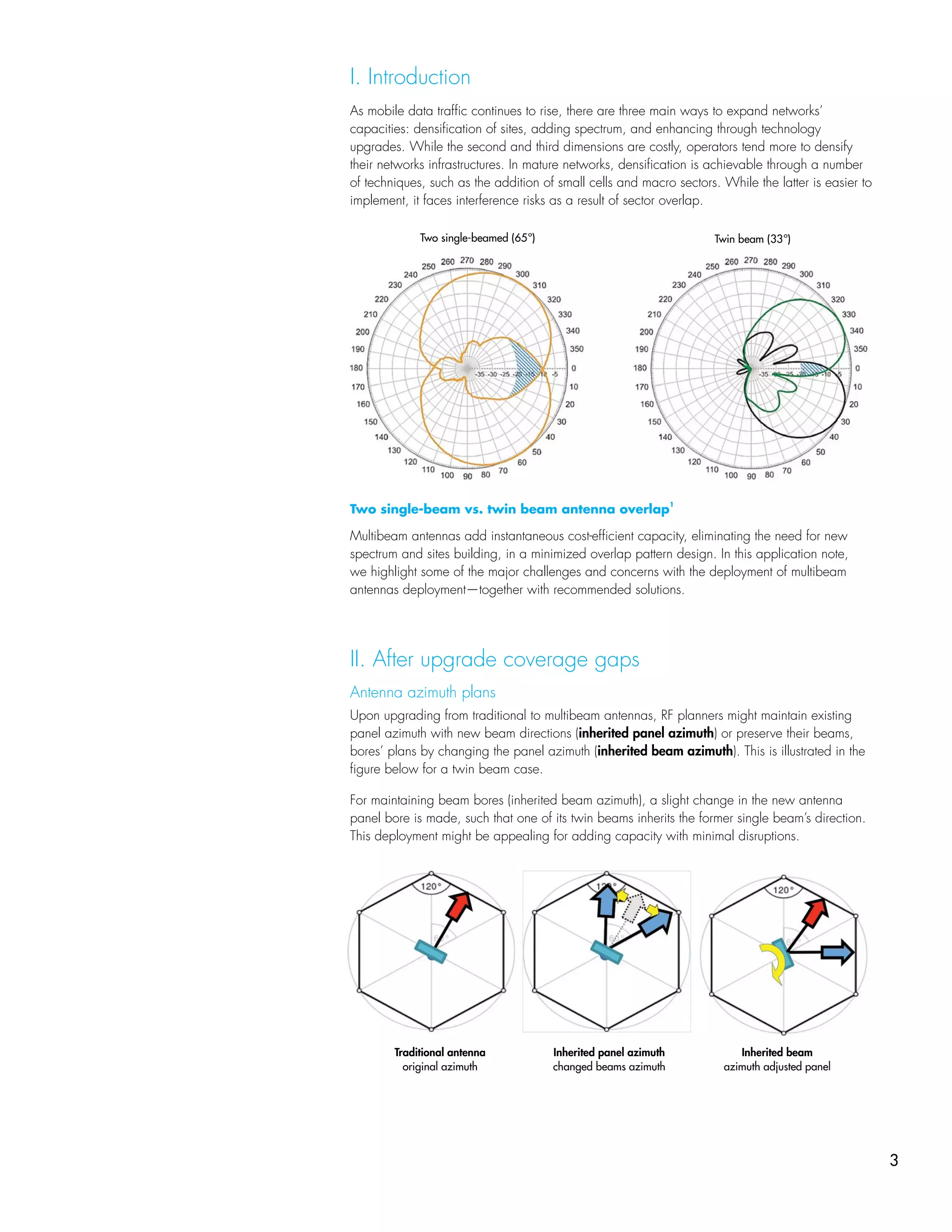 Application note multibeam antennas planning | PDF