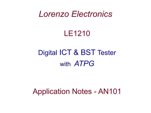 Application notes an101 | PPT