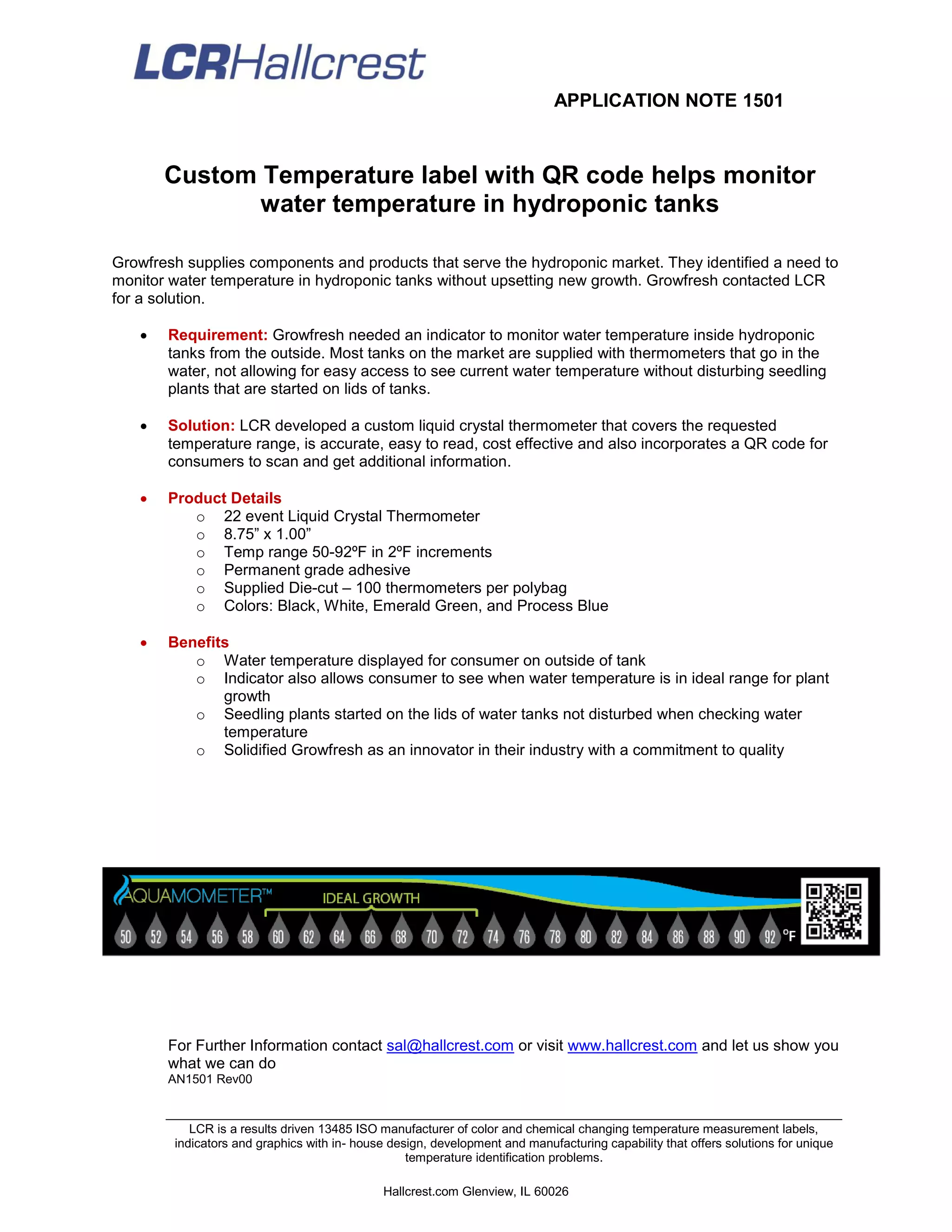 Color Change Temperature (Thermochromic) Indicator Applications | PDF
