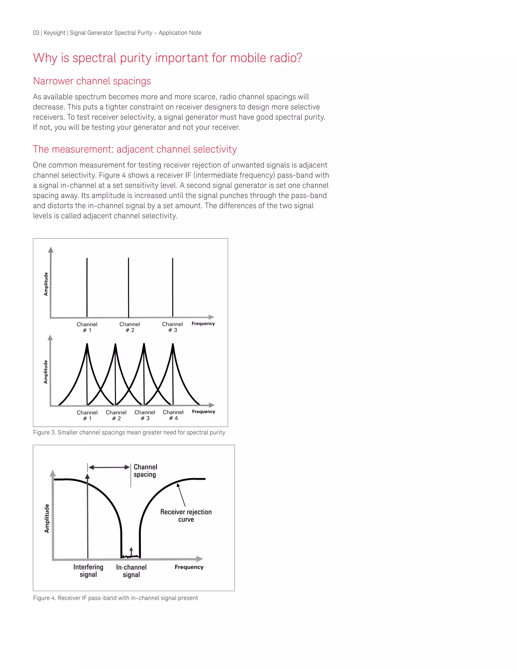 Application note signal_generator_spectral_purity | PDF