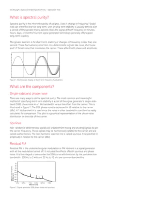 Application note signal_generator_spectral_purity | PDF