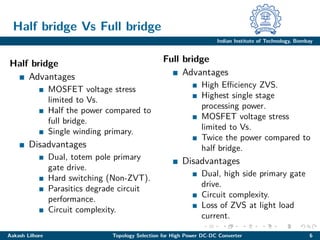 Application notes on high power dc dc converter topology selection | PPT