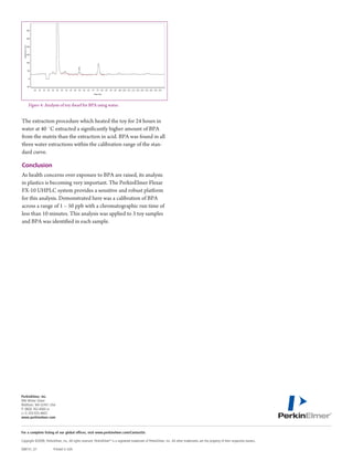 Application Note: UHPLC Separation and Detection of Bisphenol A (BPA ...