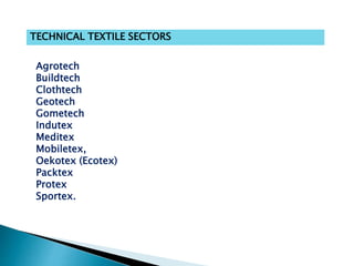 Application of 3D fabric in technical textile | PPTX