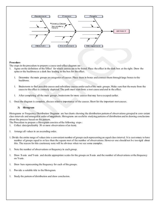 7 QC quality control (7 QC) tools for continuous improvement of ...