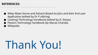 Application_of_acylates_in_coatings.ppt acrylics | PPT