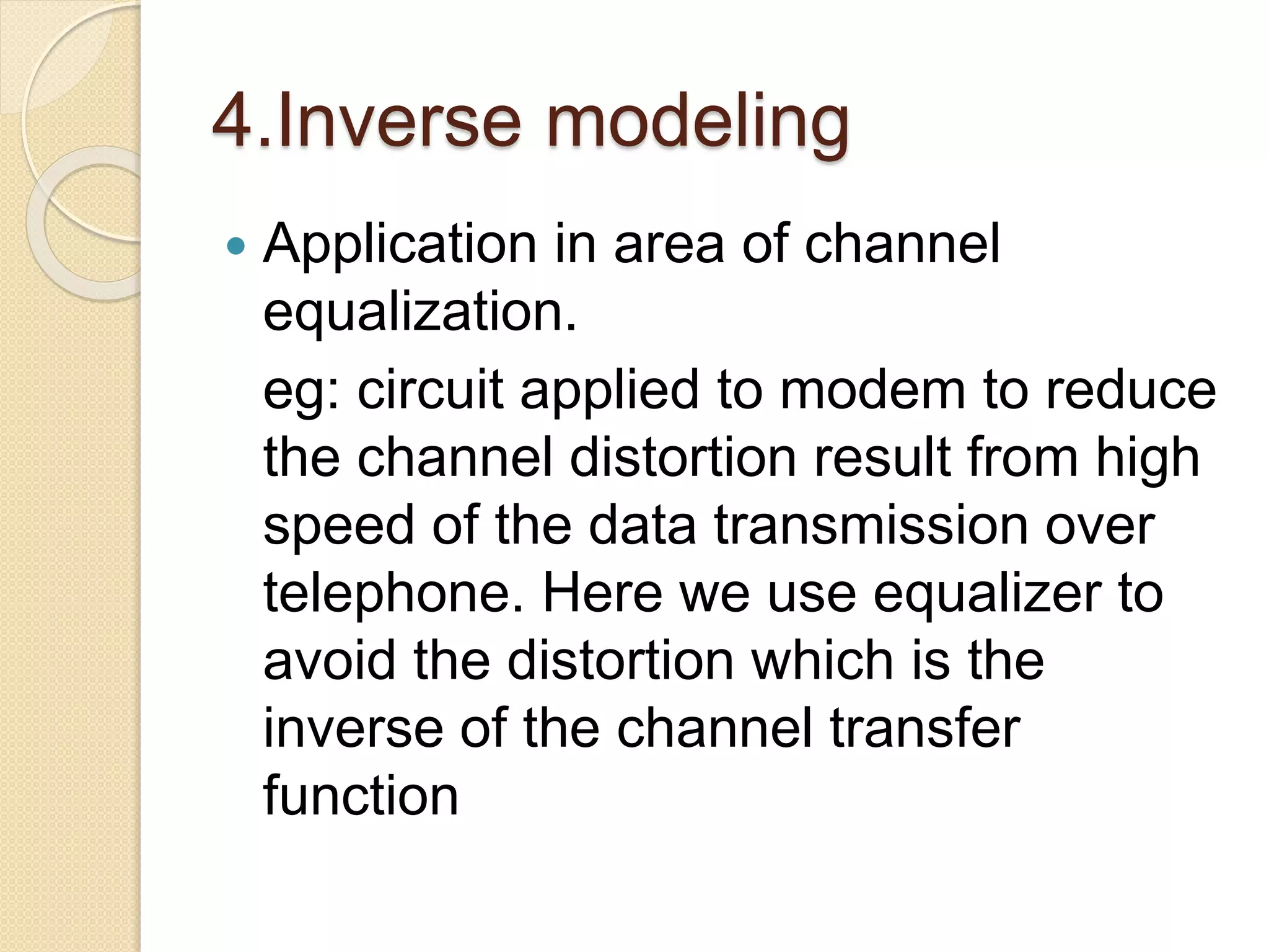 Application of adaptive linear equalizer | PPT