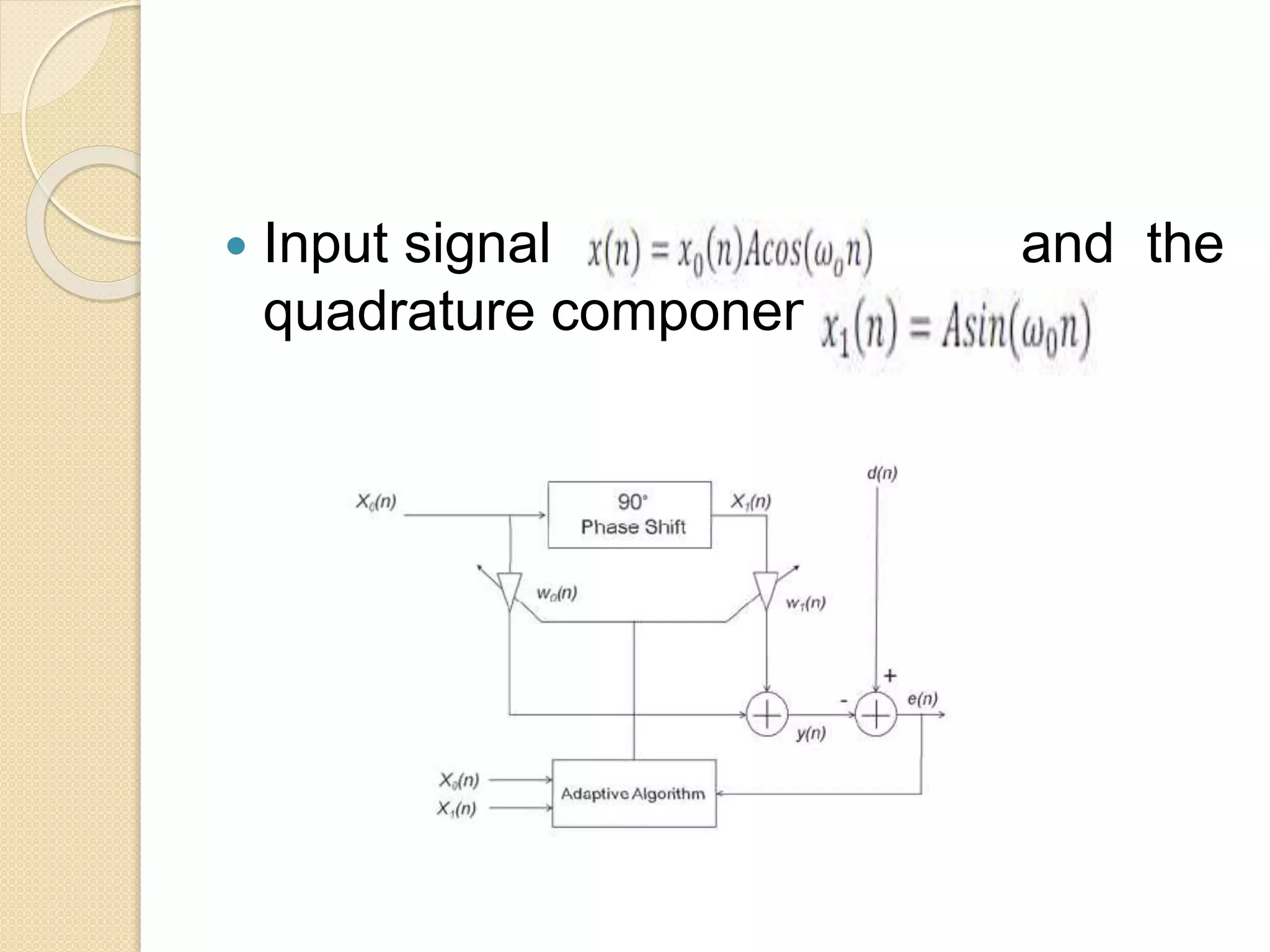 Application of adaptive linear equalizer | PPT