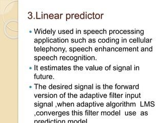Application of adaptive linear equalizer | PPT