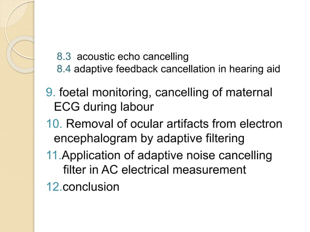 Application of adaptive linear equalizer | PPT