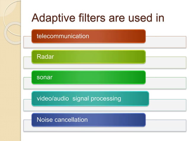 Application of adaptive linear equalizer | PPT