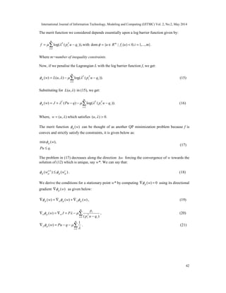 Application of a merit function based interior point method to linear ...