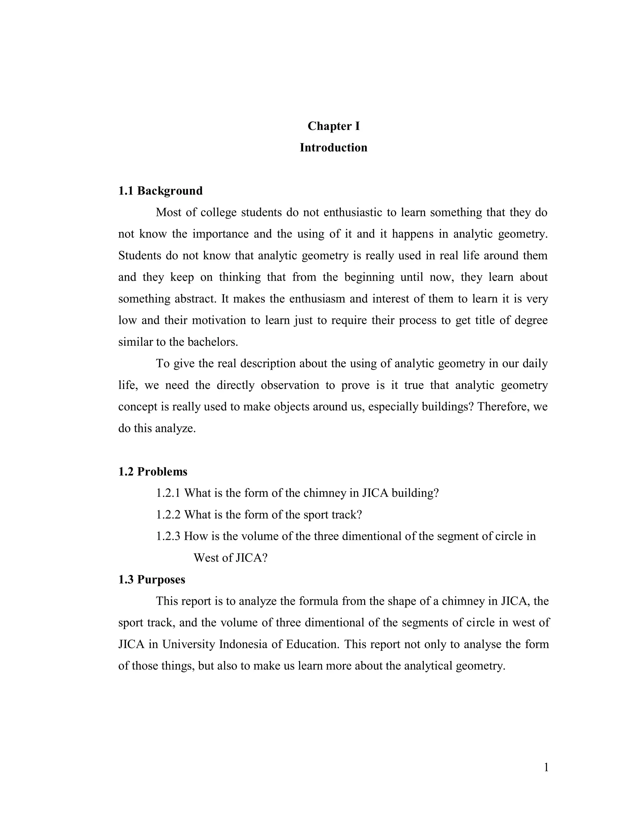 Application of analytical geometry | PDF
