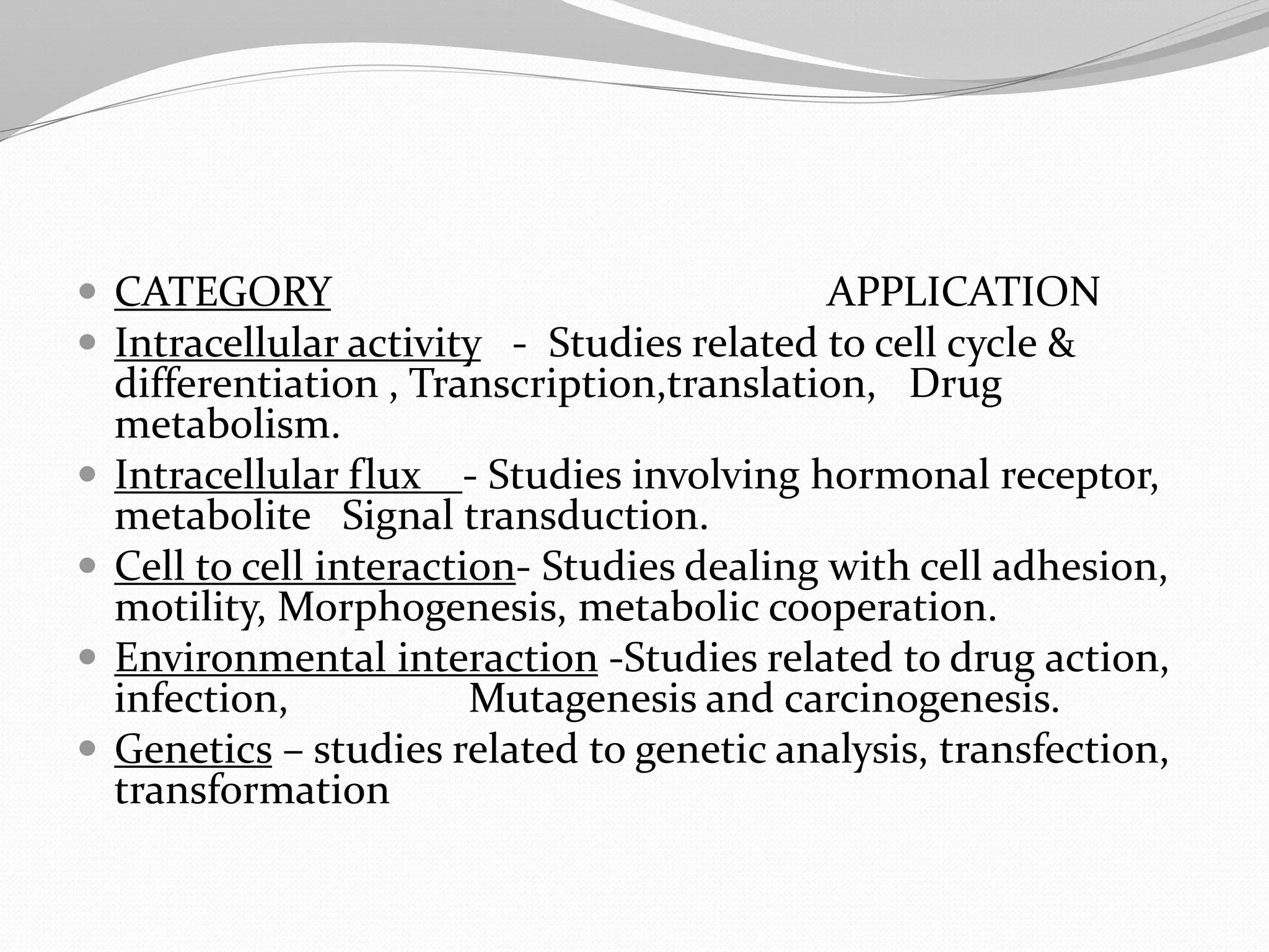 Animal cell culture, application by kk sahu | PPTX
