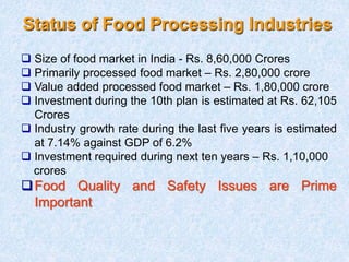 Application of artificial intelligence in food processing sector | PPT