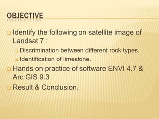 Application of Basic Remote Sensing in Geology | PPTX