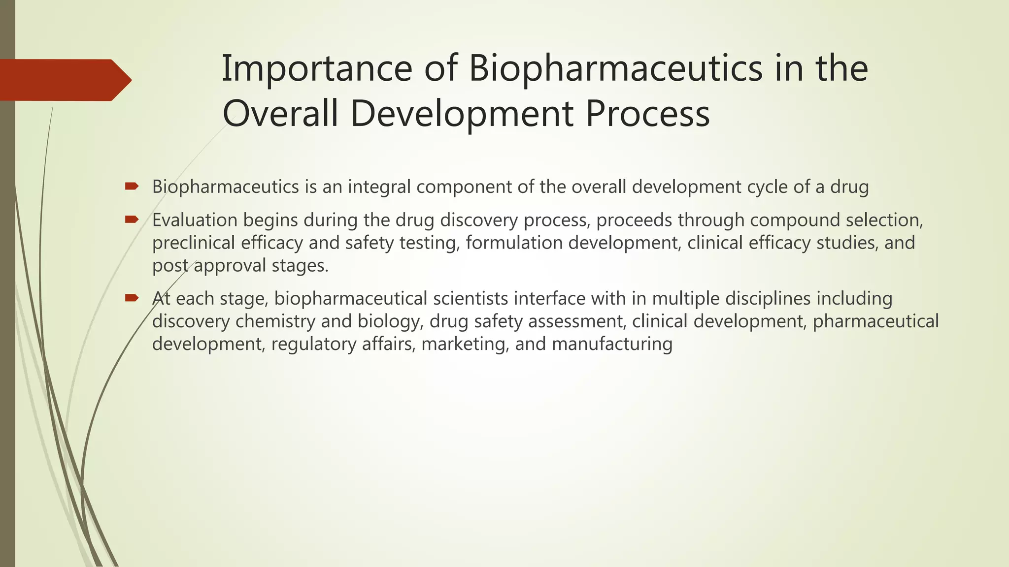 Application of bio-pharmaceutics in new drug development . | PPTX