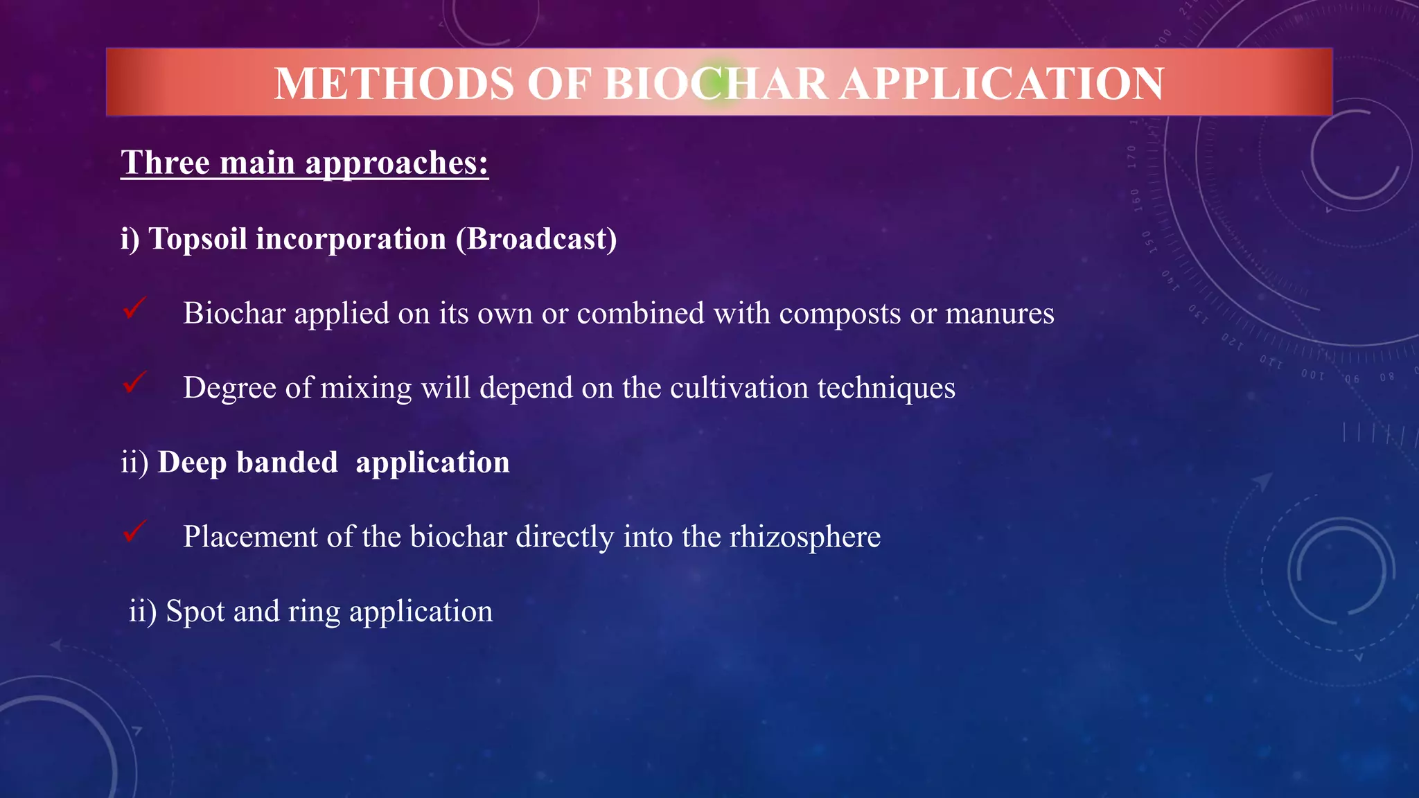 Application Of Biochar In Agriculturepptx Agriculture Industries