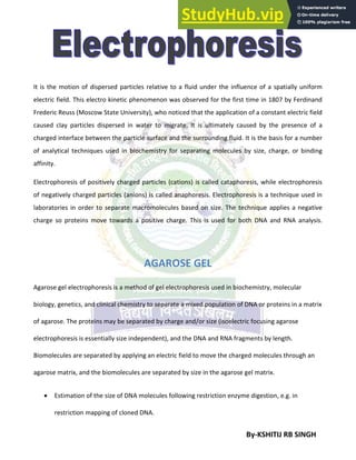 Application Of Biochemical Tools And Techniques. | PDF