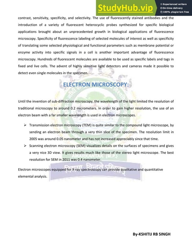 Application Of Biochemical Tools And Techniques. | PDF