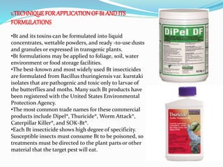 Application of biocontrol agents | PPTX