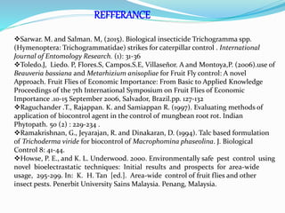 Application of biocontrol agents | PPTX