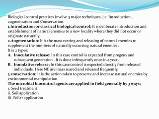 Application of biocontrol agents | PPTX