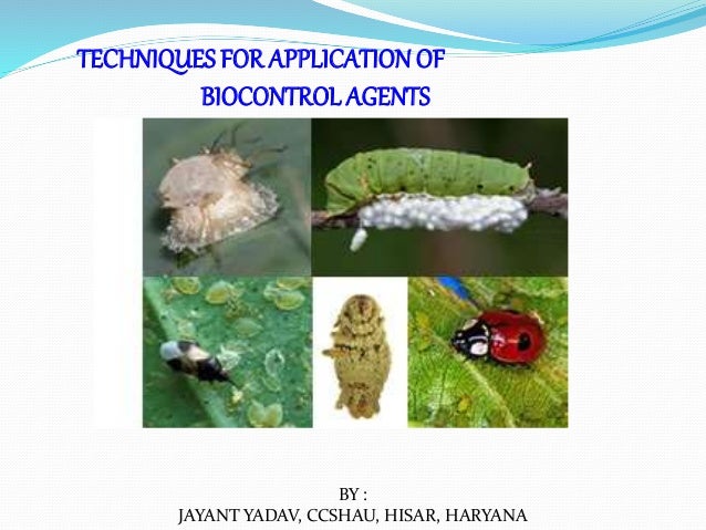 Application of biocontrol agents