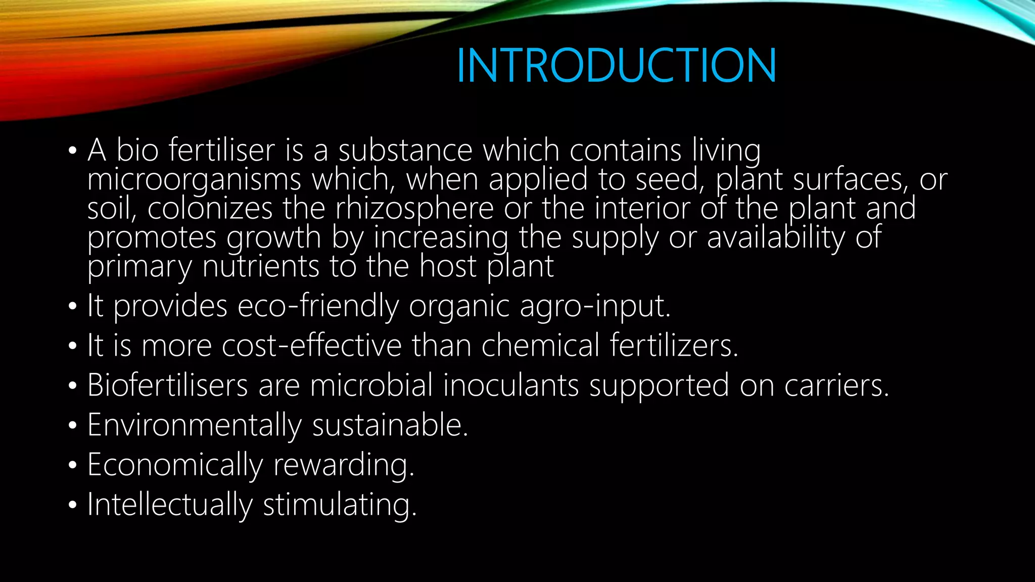 Application of biofertiliser in forest nursery | PPTX