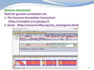 Application of bioinformatics | PPTX