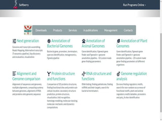 Application of bioinformatics | PPTX