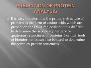 Bioinformatics, application by kk sahu sir | PPTX