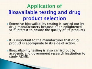 Application of biopharmaceutics in pharmaceutical field.siam(pdf file ...
